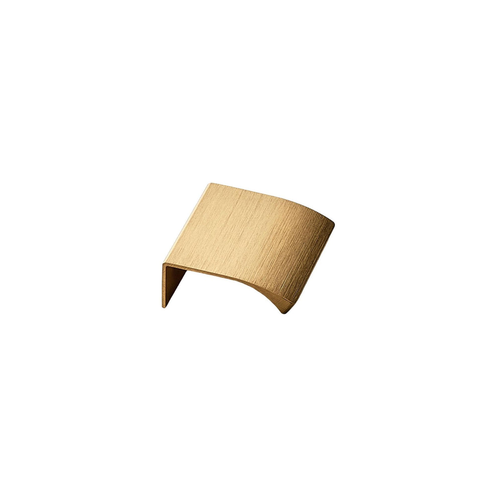 Furnipart Edge Straight Brushed Brass Profile Trim Handle 40mm 100mm 2 ...